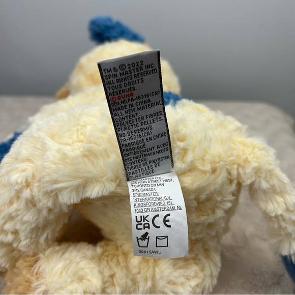 Gund | Toys | Gund Cozys Cow Plush Stuffed Animal Toy Cream Blue 664472 ...